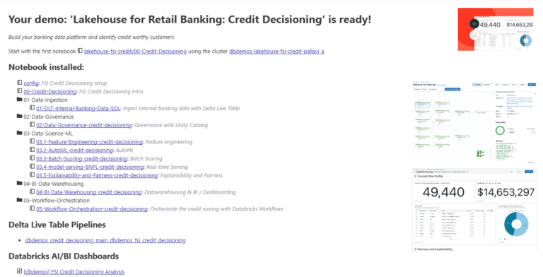 Getting Started with dbdemos: Supercharge Your Learning Experience on Databricks | Datasturdy ...